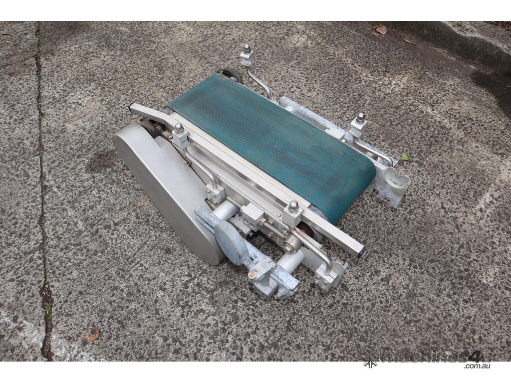 Used unbranded Stainless Steel Compact Belt Conveyor 0 52m Long ...