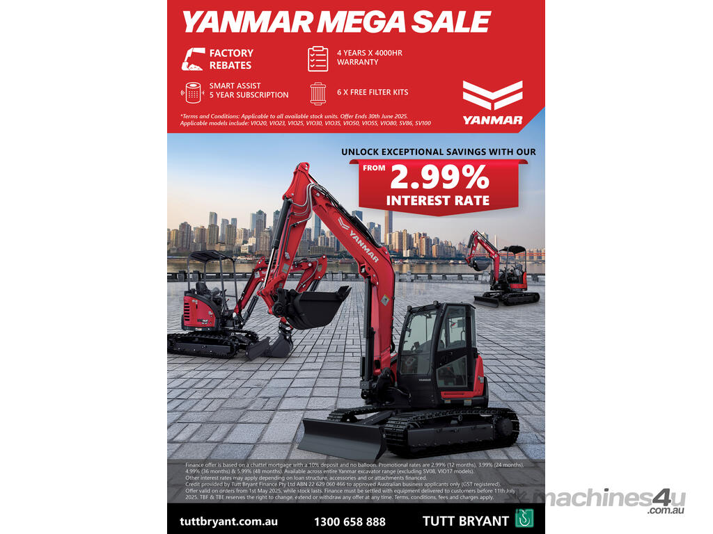 New 2024 Yanmar ViO30-7 Mini Excavators (1018900)