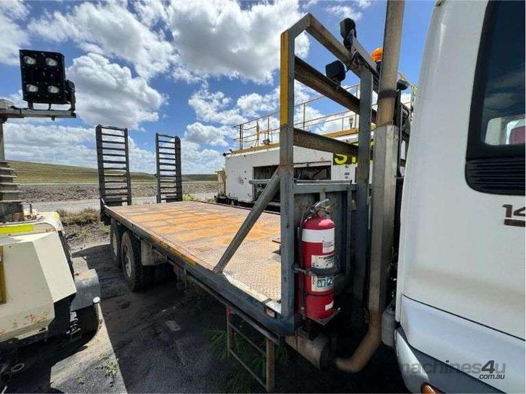 Buy Used Isuzu 2000 Isuzu FVZ1400 Beaver Tail Truck c w Hyd Ramps Lot ...