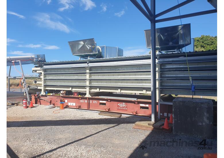 Used custom built Custom Built Cascading Drying Conveyor Conveyors ...