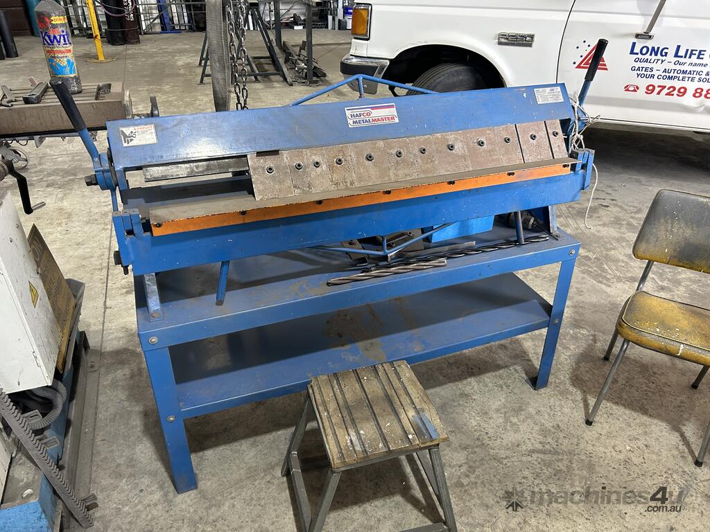 Used 2009 Hafco W15X1220 Panbrake Folder in Dandenong South, VIC