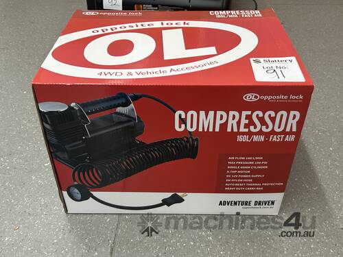 Used 1x Opposite Lock Portable Air Compressor Air Compressor (1079701 ...