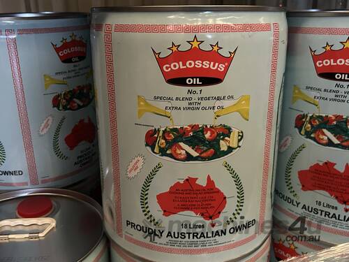 Used refer to below strict notes re Approx 47x 18L Colossus Oil Special ...