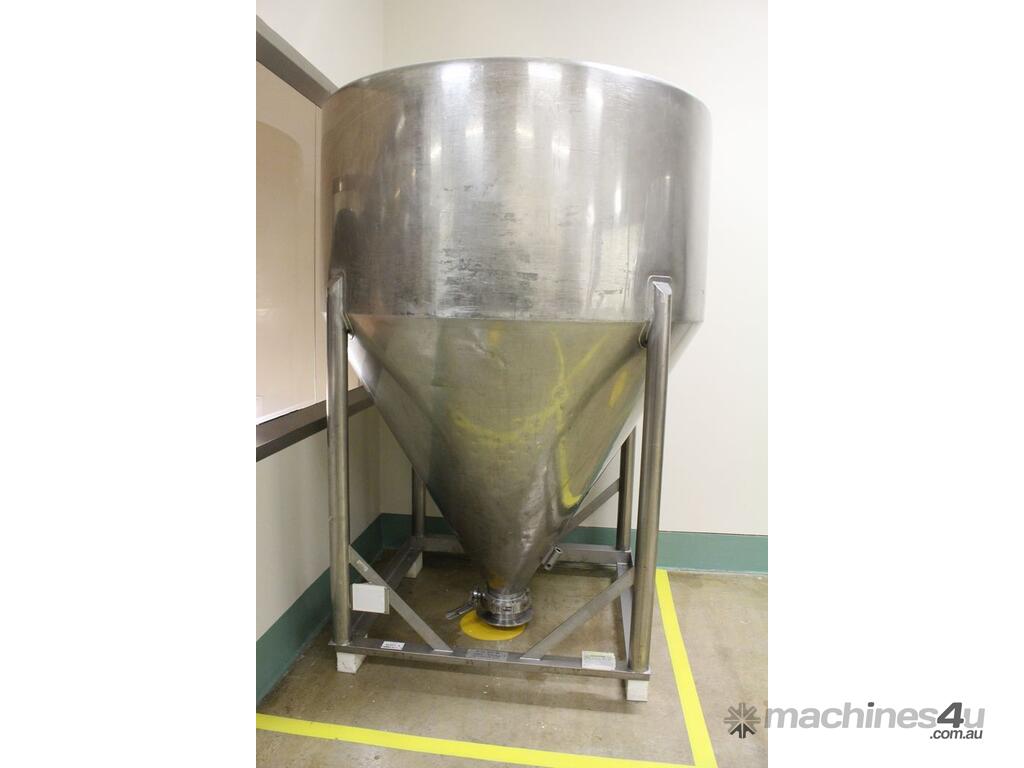 used Stainless Steel Conical Hopper Powder Hopper in CONDELL PARK, NSW