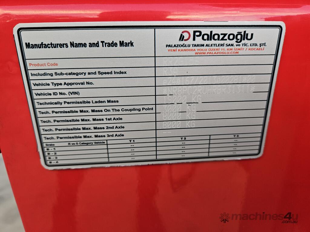 Buy New Palaz Palaz 15 ton Tandem axle Farm Tipping Trailer Farm ...