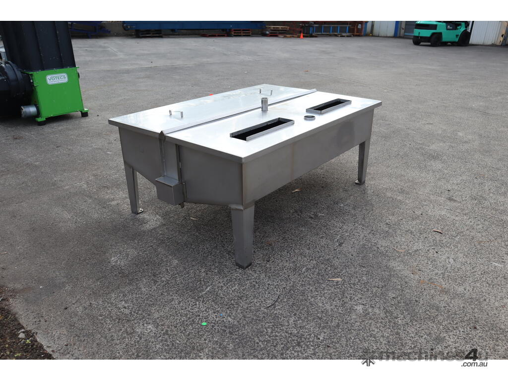 Used Stainless tank Stainless Steel Paddle Mixer Mixing Tank - 800 L ...