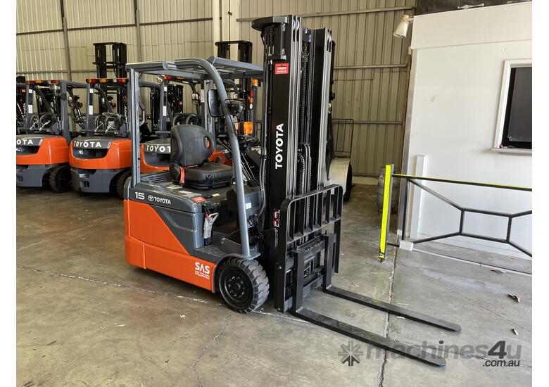 Used 2017 Toyota TOYOTA 8FBE15 53442 1 5 TON 1500 KG CAPACITY ELECTRIC FORKLIFT 5000 MM 3 STAGE ...