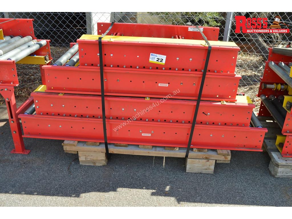 Used custom built 670mm Deep Roller Conveyor Lengths Roller Conveyor in ...