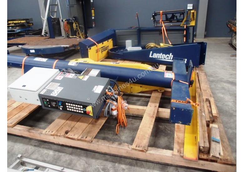 Used lantech Pallet Stretch Wrapper Semi Automatic Pallet Wrapper in ...