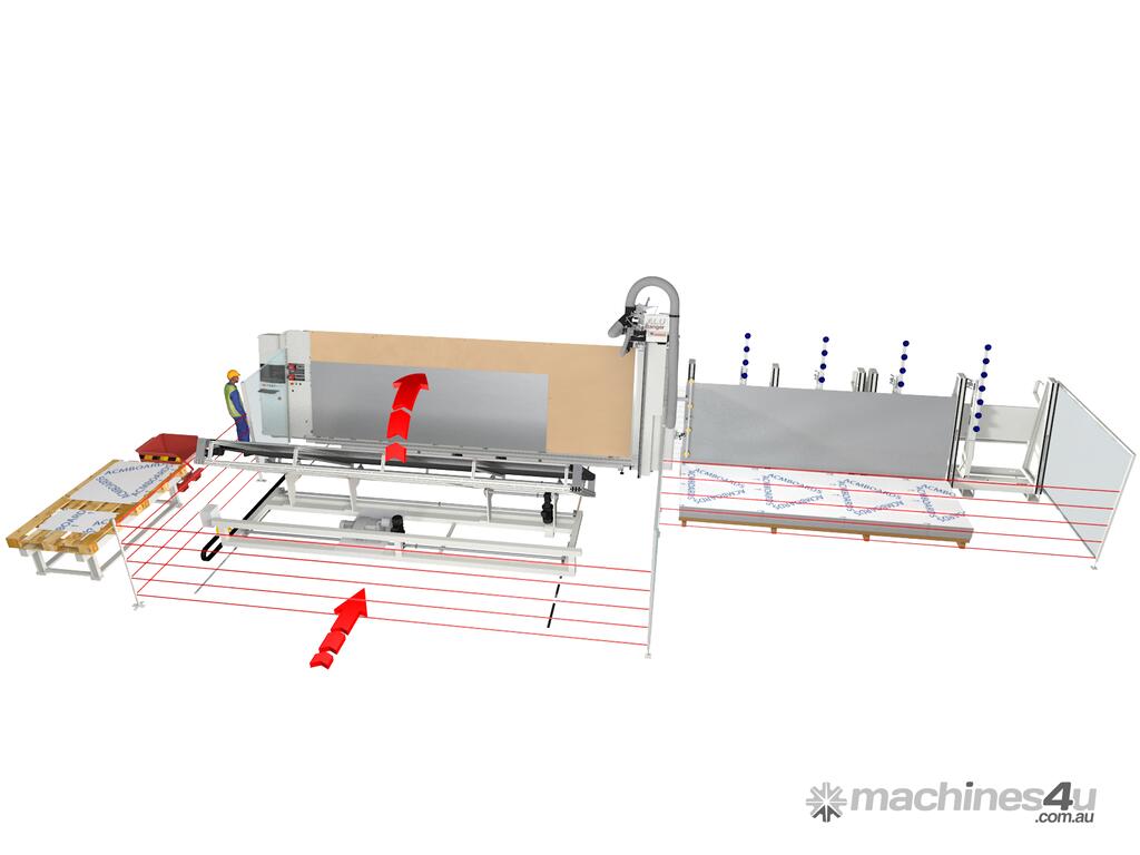 New Muratori Machines LM6321oneRPro Aluminium Profile CNC Machining in ...