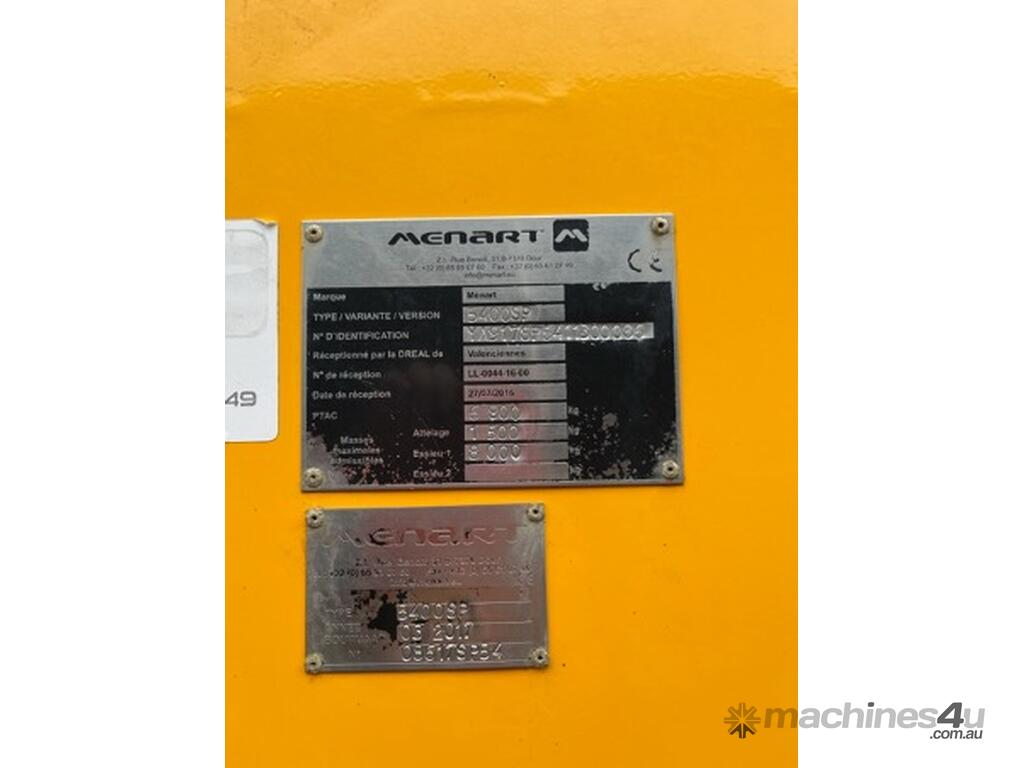 Used 2017 Menart SP50 Windrow Turners (985111)