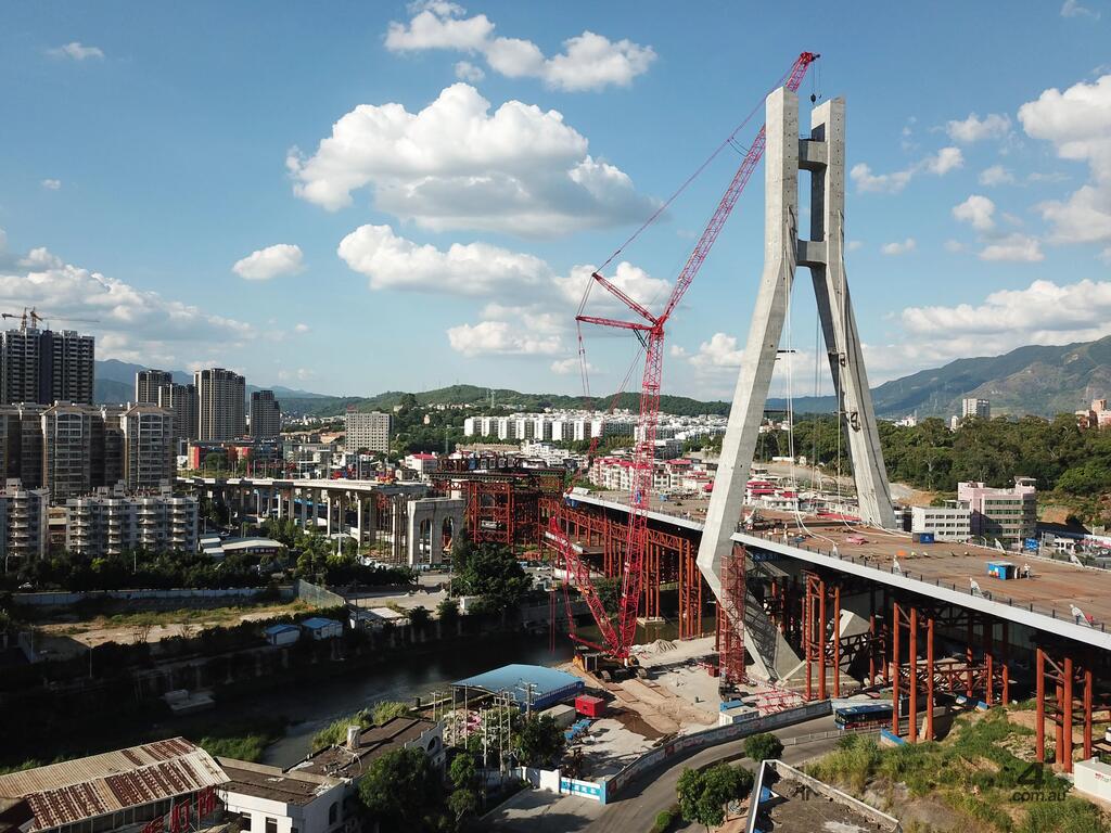 New Sany SANY SCC8000A Lattice Crawler Cranes Crawler Crane in SOUTH ...