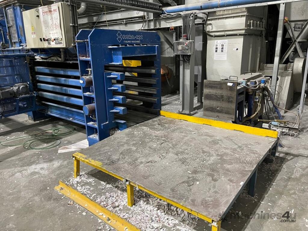 Used hydra-pac HBA4030-50C Horizontal Auto-Tie Baler Horizontal Balers ...