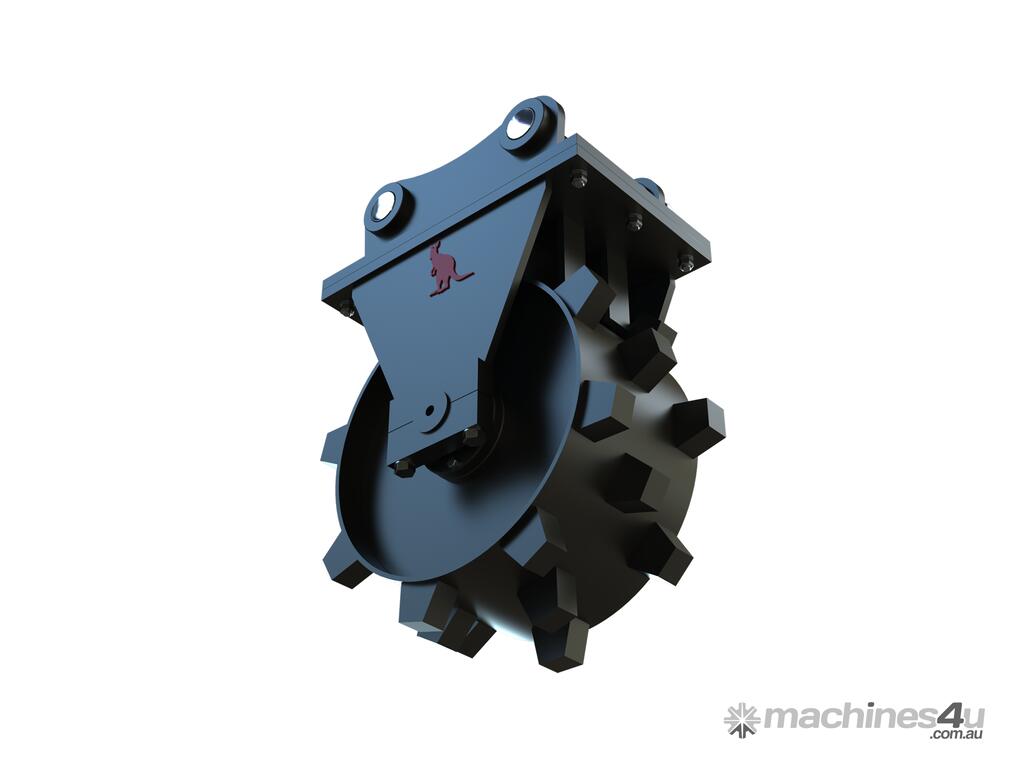 New roo attachments 30 - 36 Ton Excavator Compaction Wheel hyundai ...