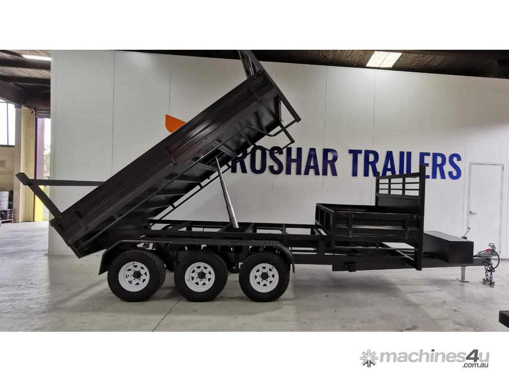 Buy New 2024 Roshar Trailers 12X7FTT Tipper Trucks in BRAESIDE, VIC