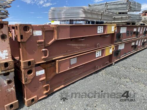 Used 40 ft Shipping Container Flat Rack Shipping Container in ...