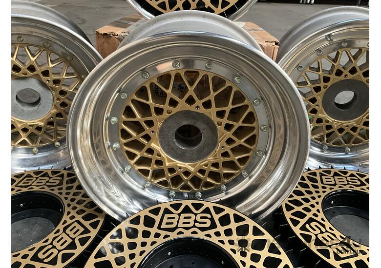 Used Full Set Of Genuine BBS 3 Piece Wheels with Turbofans (1119713 ...