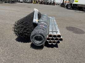 Used Pallet of Assorted Fencing Wire and Box Section Fencing (1200113)