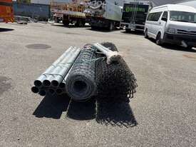 Used Pallet of Assorted Fencing Wire and Box Section Fencing (1200113)