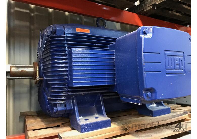 New 2004 weg 220 kw 300 hp 2 pole 415 volt AC Electric Motor AC ...