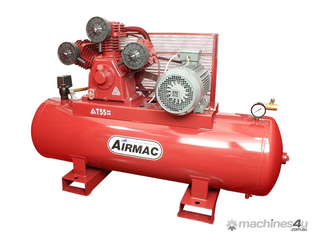 New 2023 airmac T55 415V Reciprocating Compressor (899113)