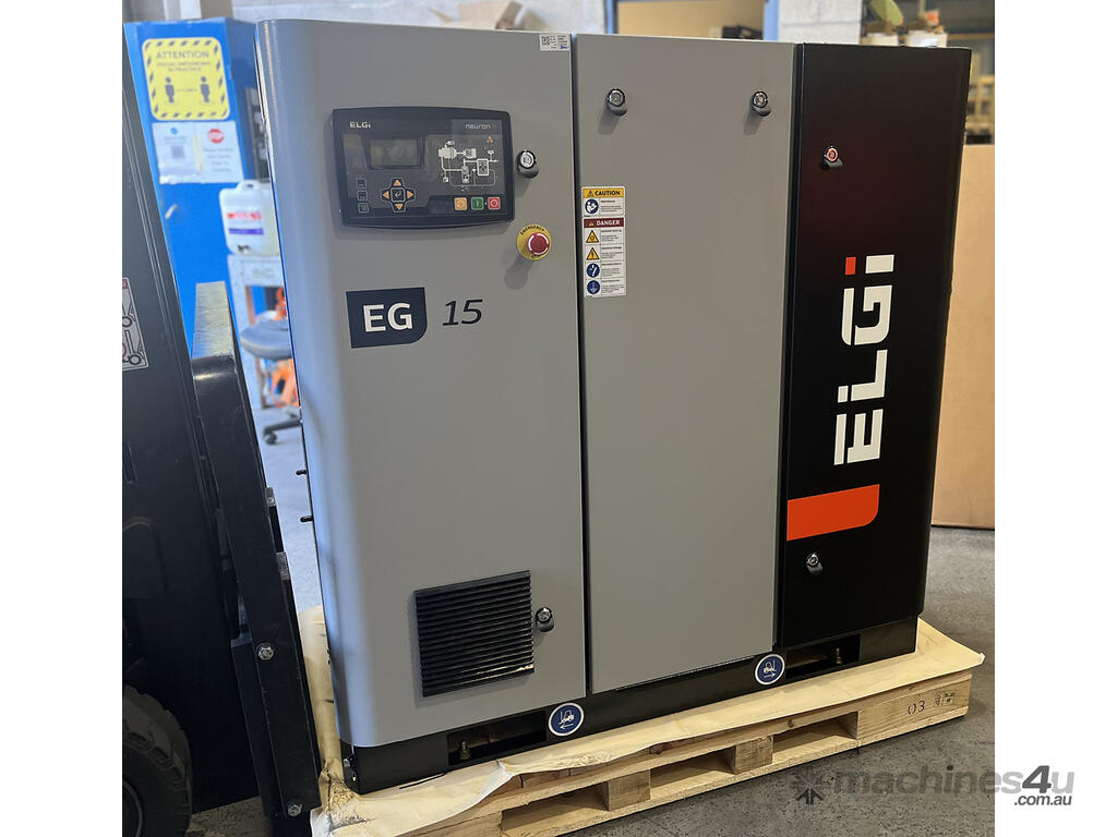 New 2023 elgi Rotary Screw Compressor ELGi EG15 - 9 5 bar g 15 kW 2 27 ...