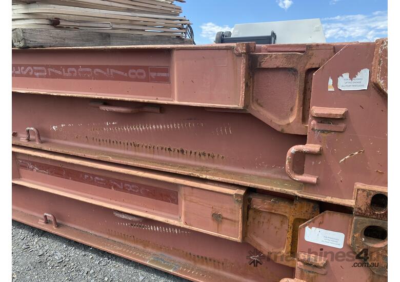 Used 40 ft Shipping Container Flat Rack Shipping Container (1070614 ...