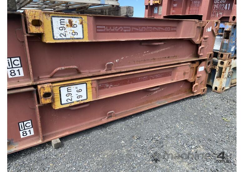Used 40 ft Shipping Container Flat Rack Shipping Container (1070614 ...