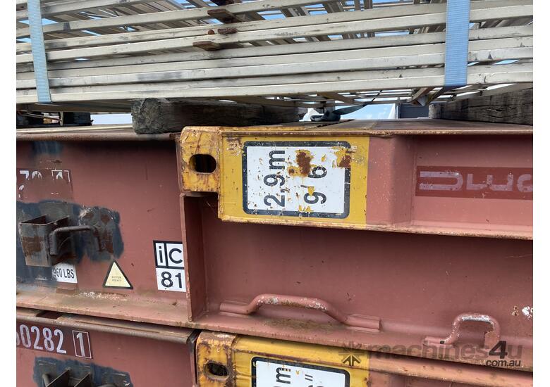 Used 40 ft Shipping Container Flat Rack Shipping Container (1070614 ...