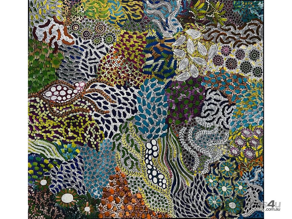 Used KAREN BIRD NGALE (1984 - ) KAREN BIRD NGALE 1984 - ACRYLIC ON CANVAS (1106214) - Listed on ...