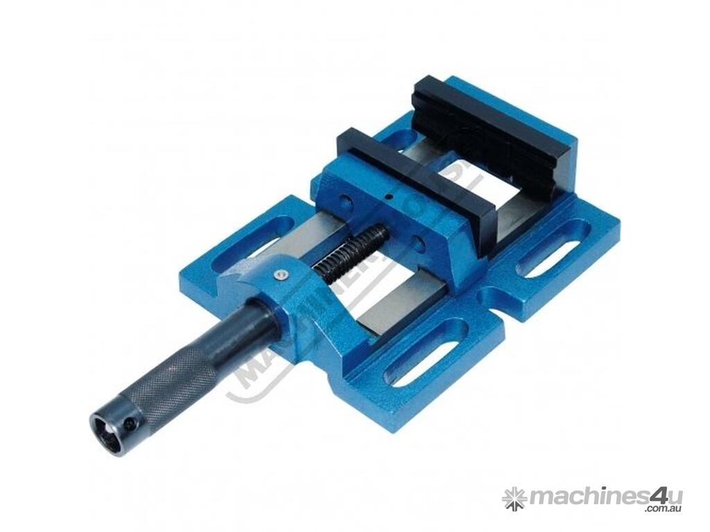 New toolmaster Deluxe Drill Press Vice 100mm Jaw Width 93mm Jaw Opening ...