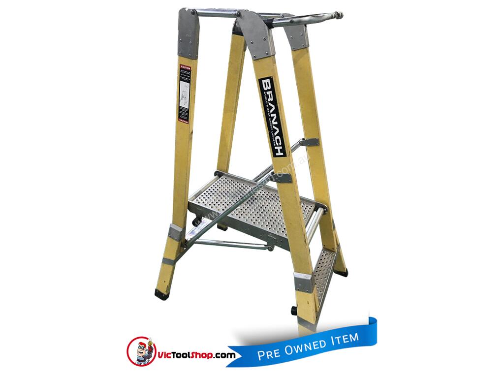 Used Branach Branach Platform Ladder FPL 0 6 Meter Fiberglass ...