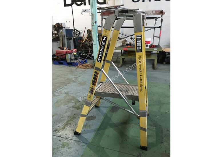 Used Branach Branach Platform Ladder FPL 0 6 Meter Fiberglass ...