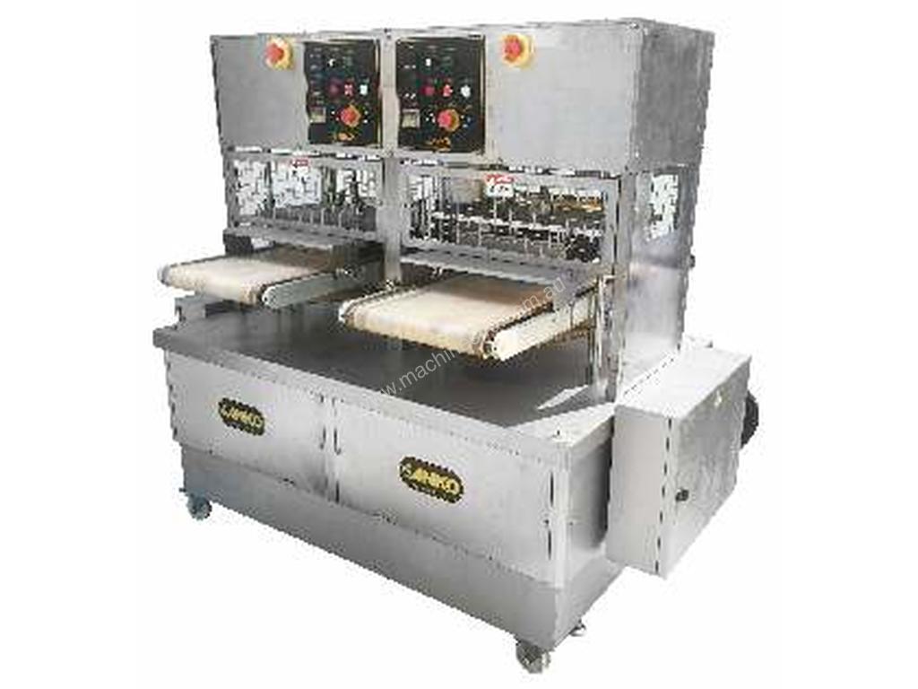 Used Anko Pressing and Heating Machine tortillas flat breads Dough ...
