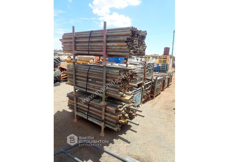 Used 11 X STILLAGES OF ASSORTED SCAFFOLD TUBING COUPLERS Scaffolding ...
