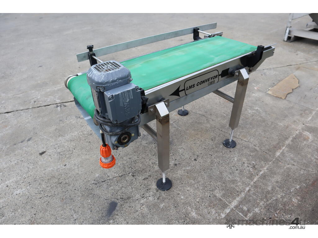 Used contech Contech Stainless Steel Belt Conveyor - 1 25m long Belt ...