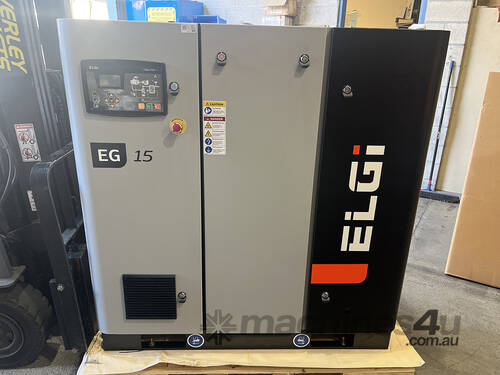 New 2023 elgi Rotary Screw Compressor ELGi EG15 - 12 bar g 15 kW 1 98 m3 min Rotary Screw ...