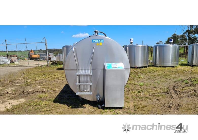 Used packo 5050lt STAINLESS STEEL TANK MILK VAT Stainless Steel Tanks ...