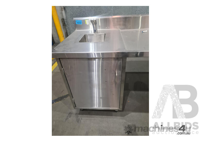 New SIMPLY Simply Stainless Double Sink with Splashback 2850mm - ORP 3 ...