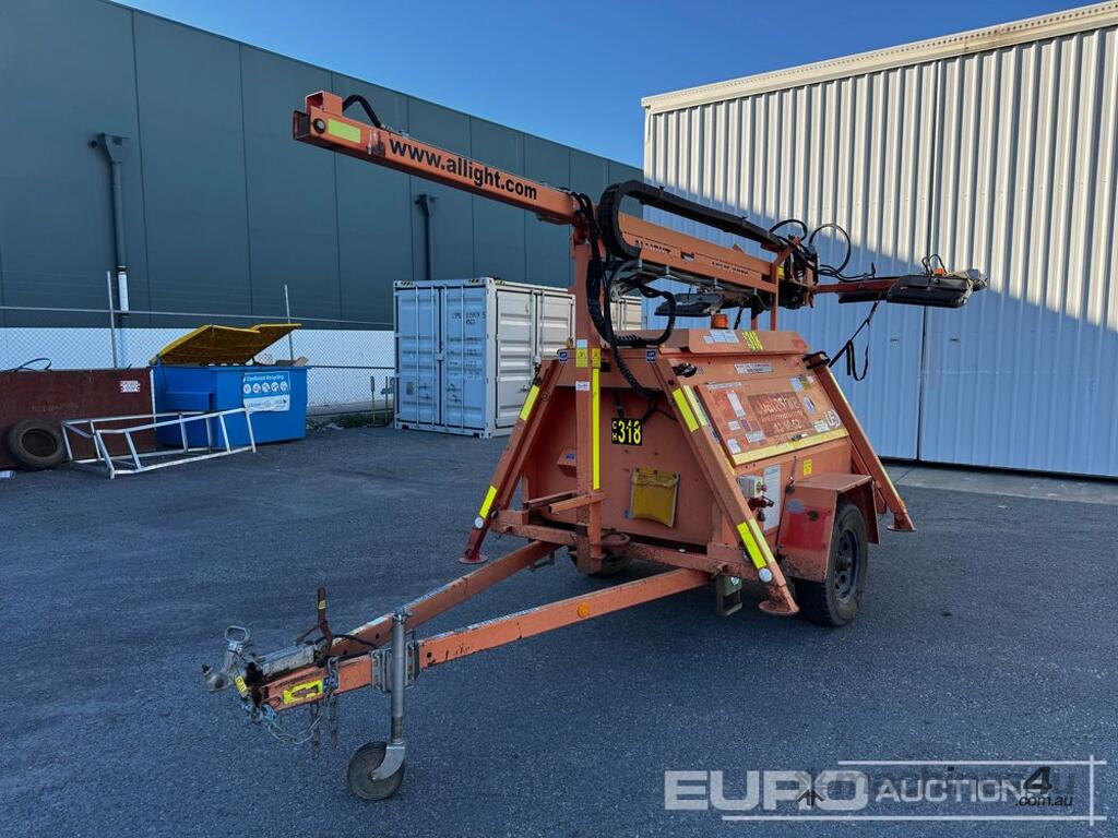 Used 2013 allight 2013 Allight Single Axle Lighting Tower LED 170-240k ...