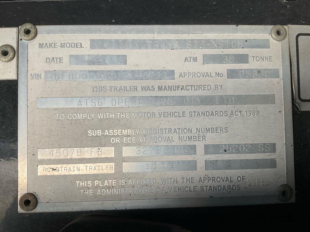 Buy Used 2021 maxitrans Maxitrans Tautliner Trailer (1199216)