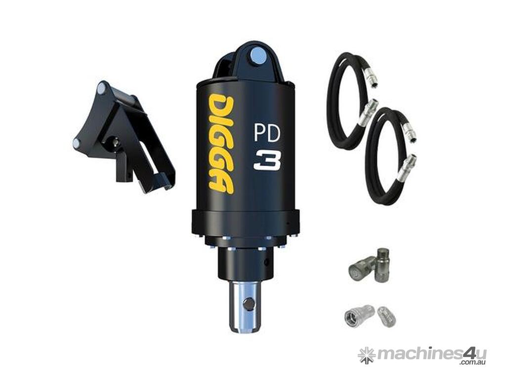 New digga Digga PD3 Auger Drive for Mini Excavators up to 4T Excavator ...