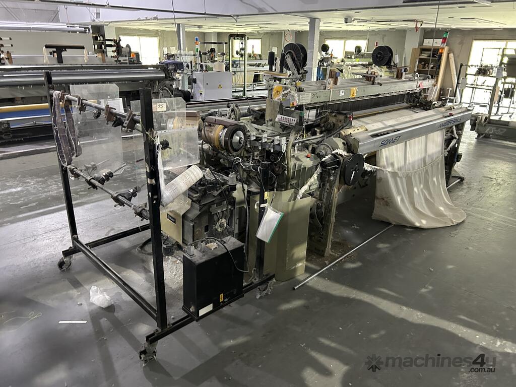 Used 1990 Somet 1990 Somet Master SM-93 Textile Loom Textile Equipment ...