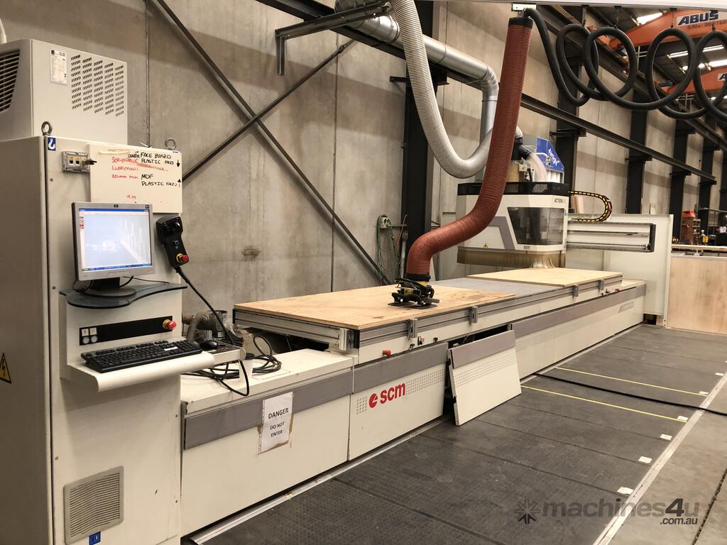 Used 2006 smc SMC Flatbed CNC Dual Bed 6m long Flatbed Nesting CNC ...