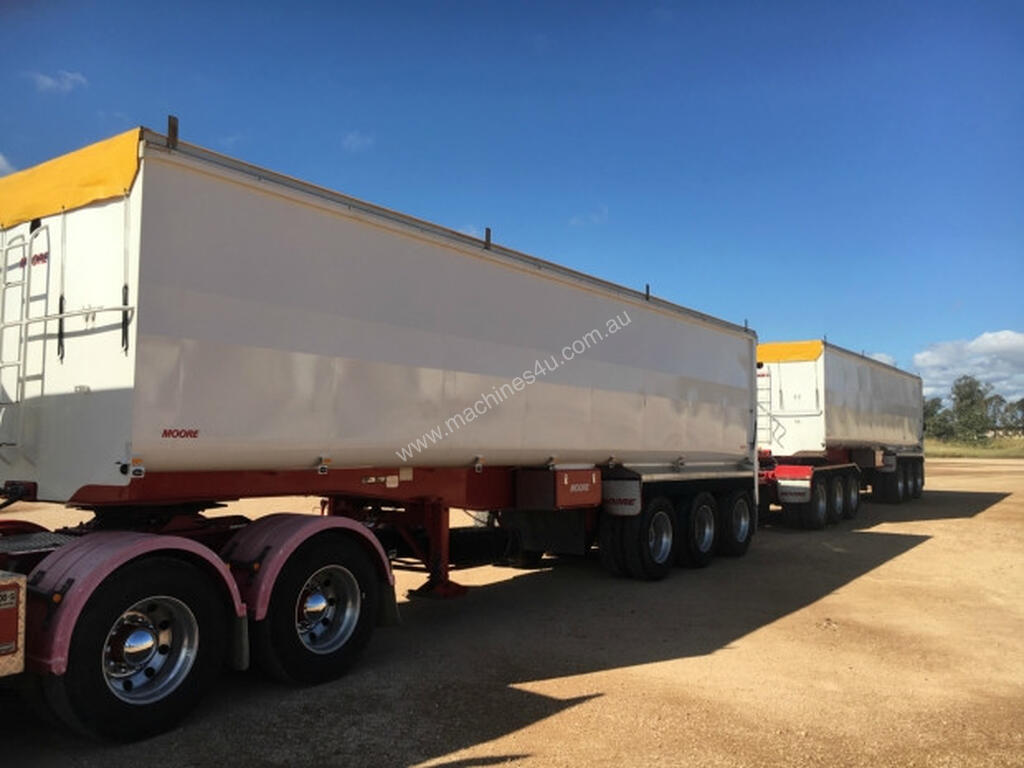 Buy Used 2018 moore Moore R T Combination Tipper Trailer Trailers ...