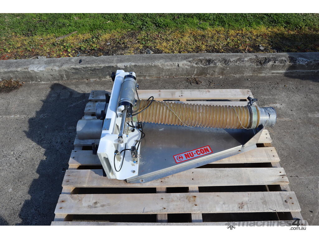 Used nucon 100mm Tube Selector Valve 2-way Diverter - Nu-con TSV-100 ...