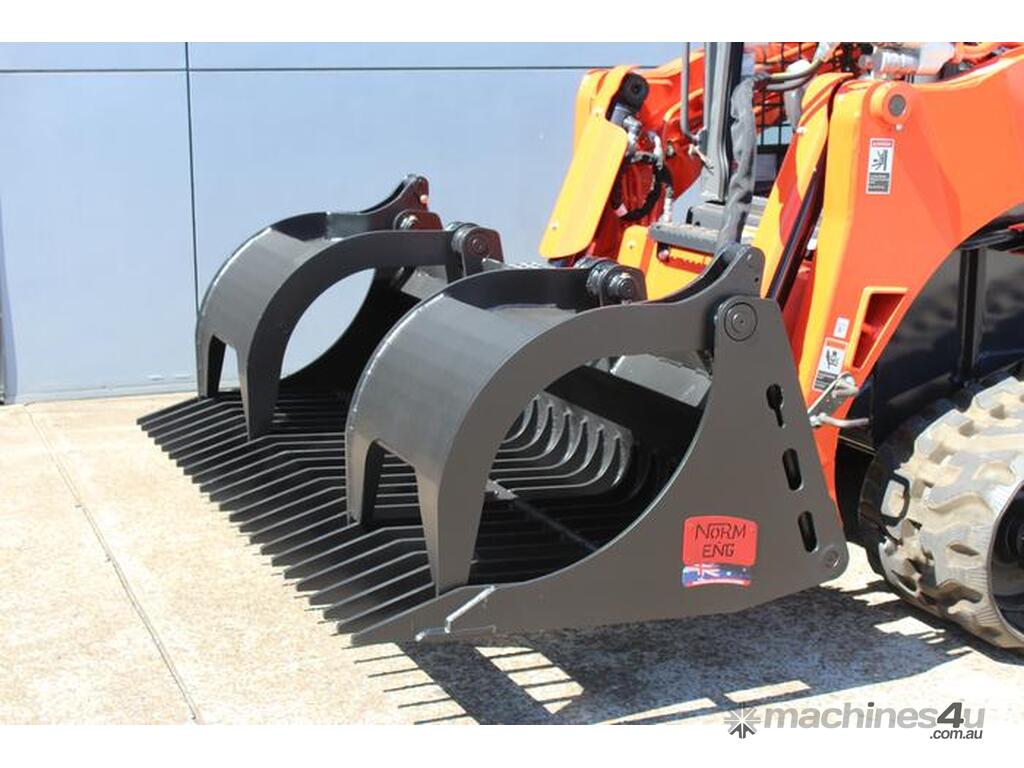 New norm engineering NORM ENGINEERING SIEVE RAKE GRAPPLE BUCKET Skid Steer Grapple in YARRAWONGA, NT