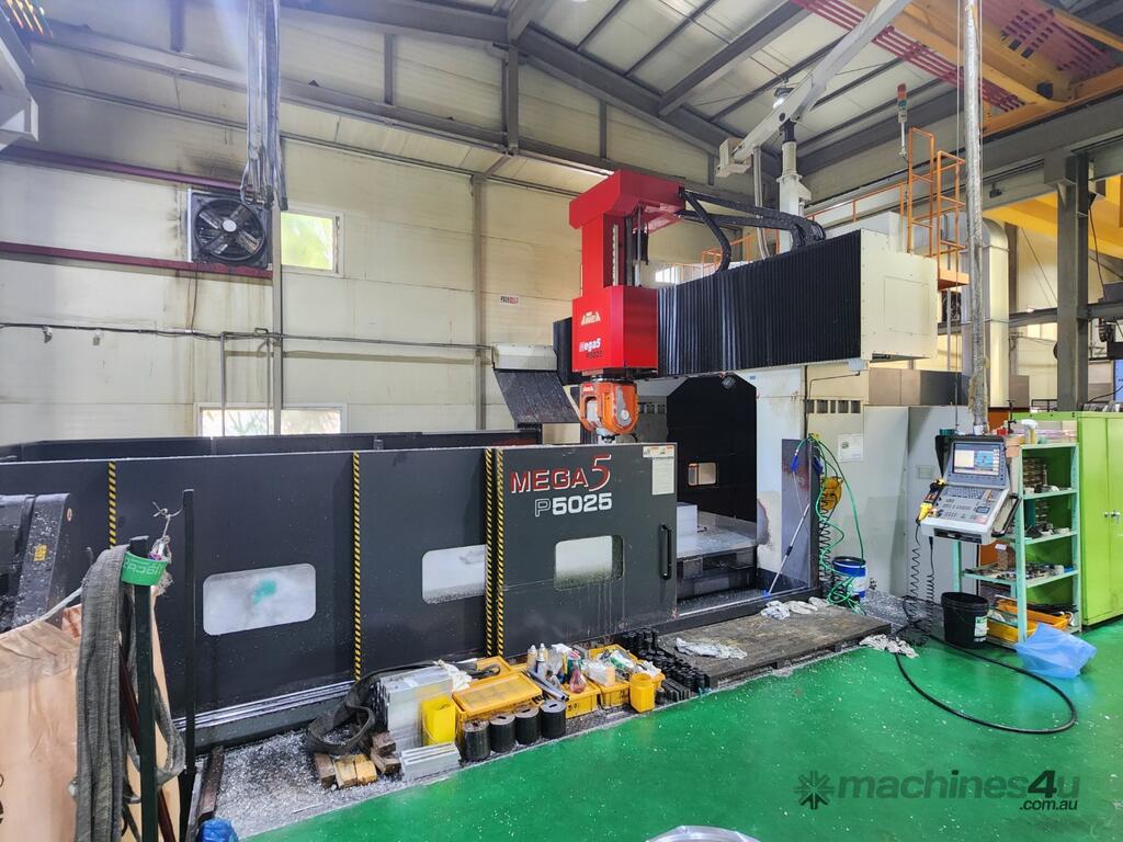 Used 2011 awea 2011 AWEA Model MEGA5 P5025 Bridge type 5-axis Machining ...