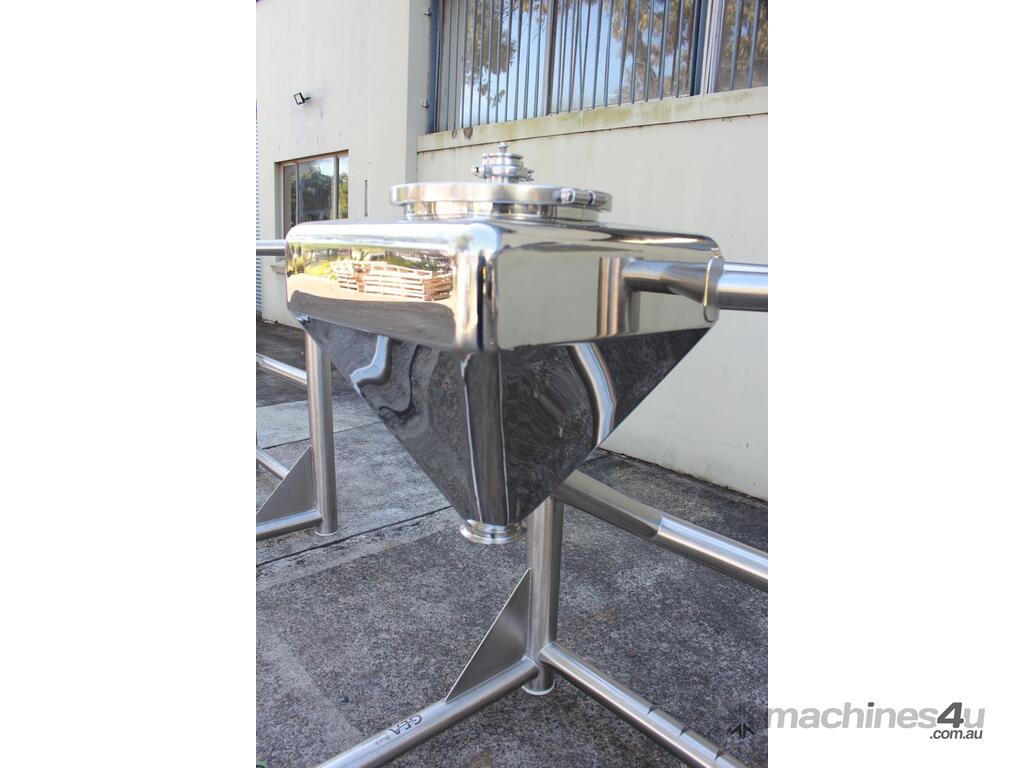 used gea Stainless Steel Hopper with Stand Powder Hopper in CONDELL ...