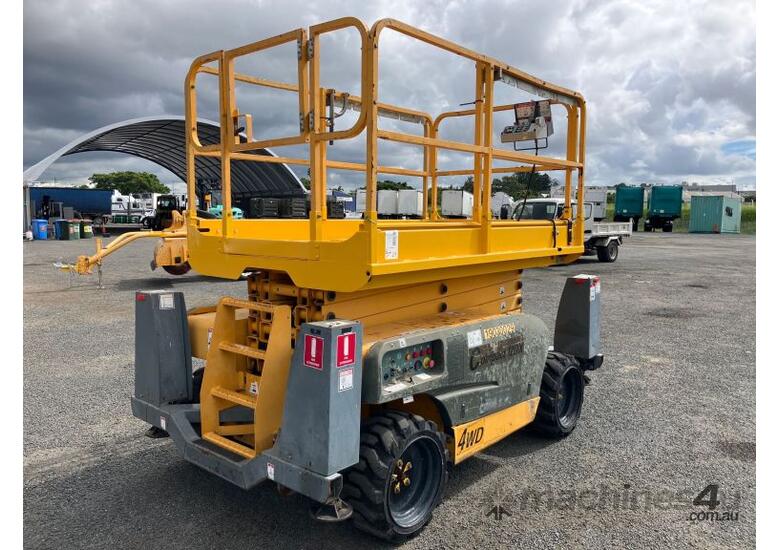 Used 2013 haulotte COMPACT 12DX Rough Terrain Scissor Lift in , - Listed on Machines4u